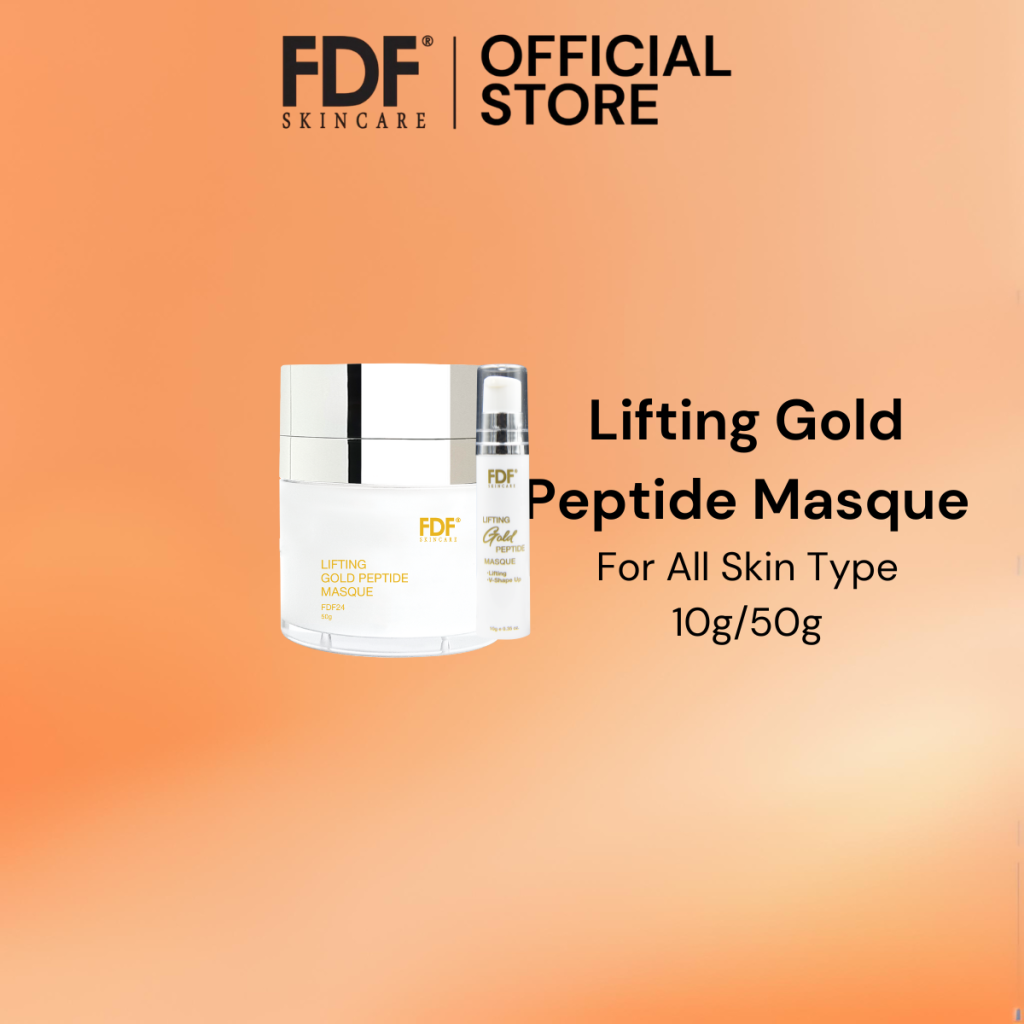 FDF Lifting Gold Peptide Masque 50g - FDF Skincare