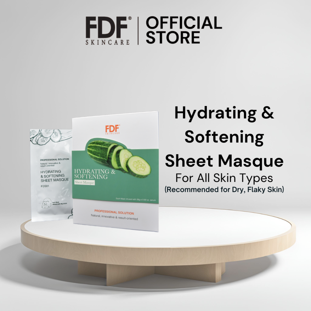 Hydrating & Softening Sheet Masque (Cucumber) 10 In 1 - FDF Skincare